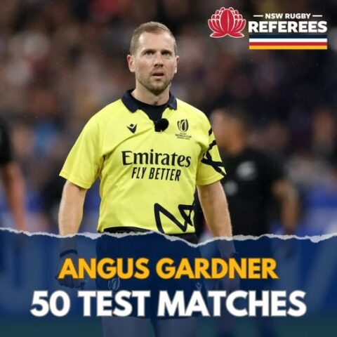 Angus Gardner 50th Test | nswrugbyreferees